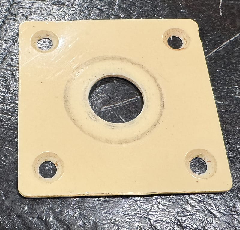 Vintage Gibson Late 50s Input Jack Plate | Reverb