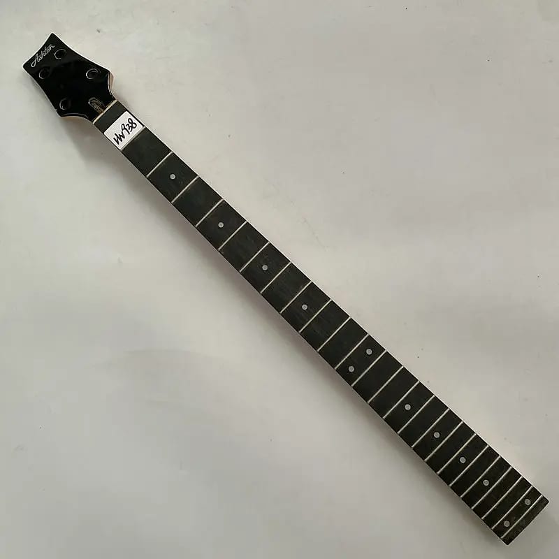 Ashton Black Maple Wood 4 String Bass Neck and 24 Frets | Reverb