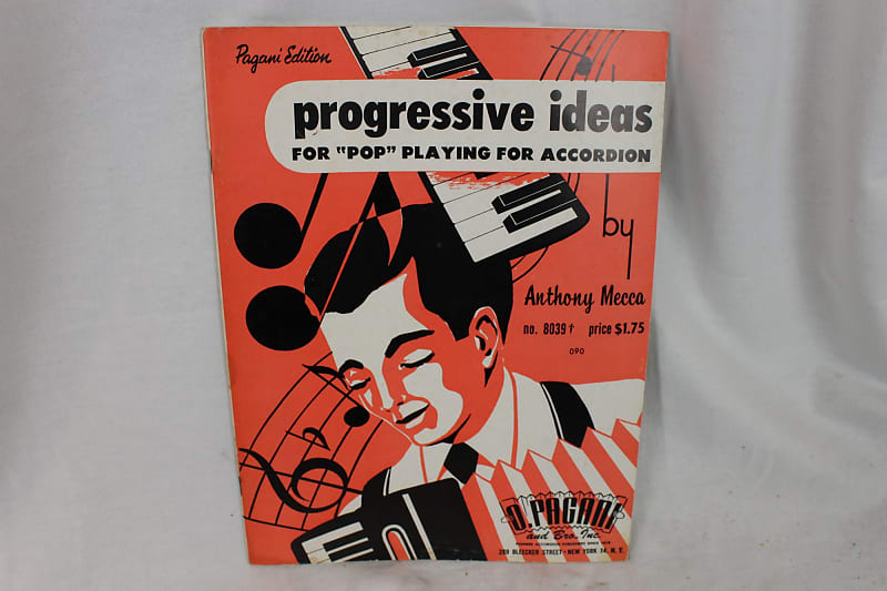 Progressive Ideas for "pop" Playing Accordion Book | Reverb