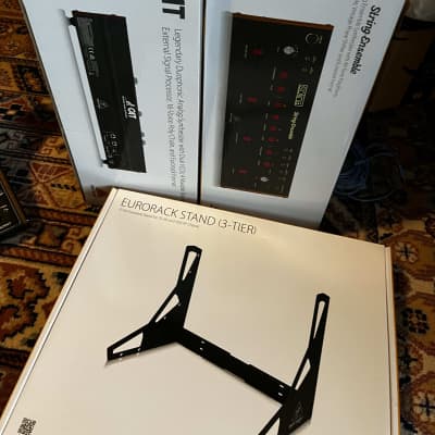 Behringer Model D, Solina String Ensemble, CAT, with Eurorack | Reverb