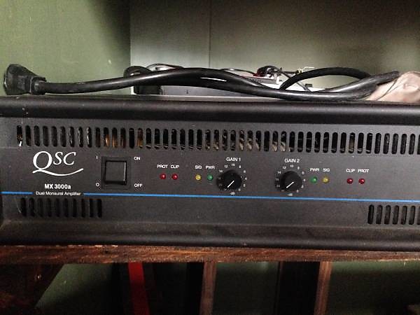 QSC MX 3000a Dual Monaural Amplifier | Reverb