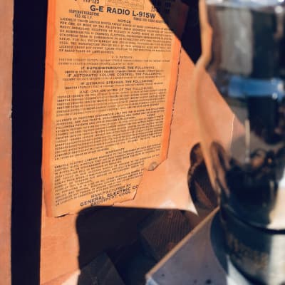 General Electric G-E L-915W Art Deco Skyscraper Antique Floor | Reverb