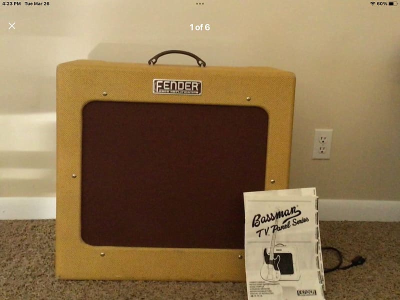 Fender TV Bass 15 Amp 2010 Tweed | Reverb