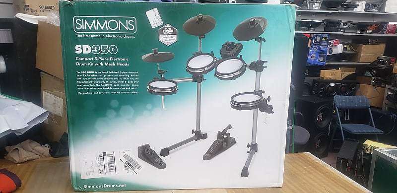 Simmons SD350 - Mesh head Electronic Drum Kit | Reverb