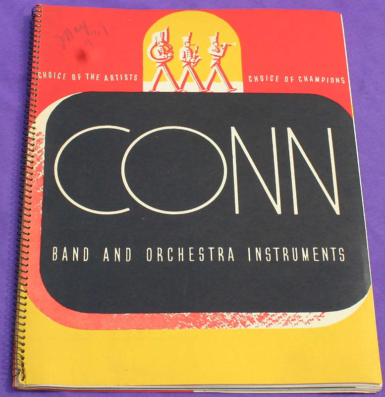 1939 CONN Saxophones and woodwinds catalog-B | Reverb