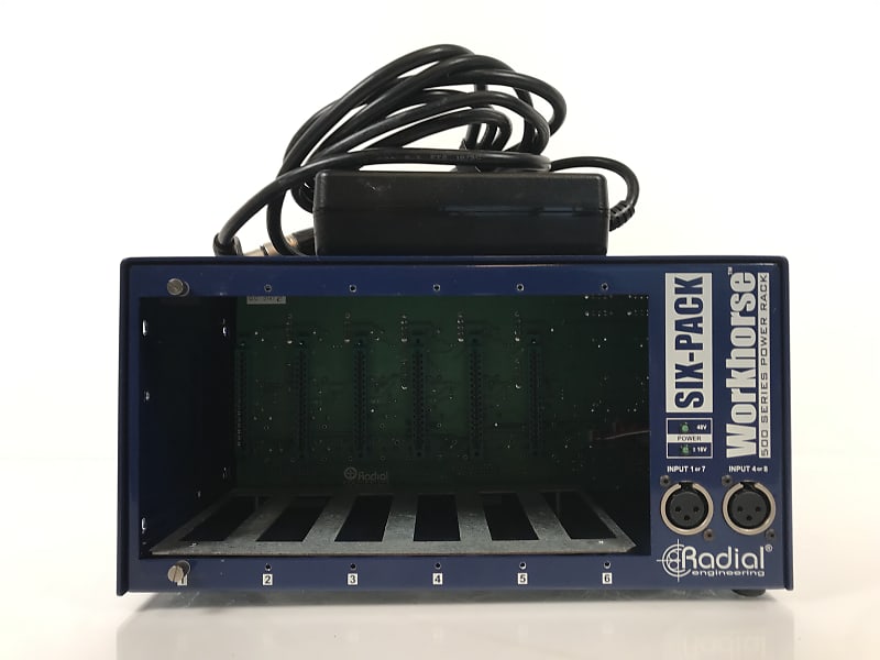 Radial Six-Pack Workhorse 500 Series Power Rack | Reverb