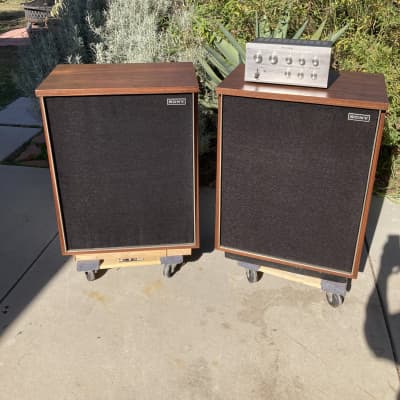 Rare Sony SS-3300 vintage speakers plus active crossover - | Reverb