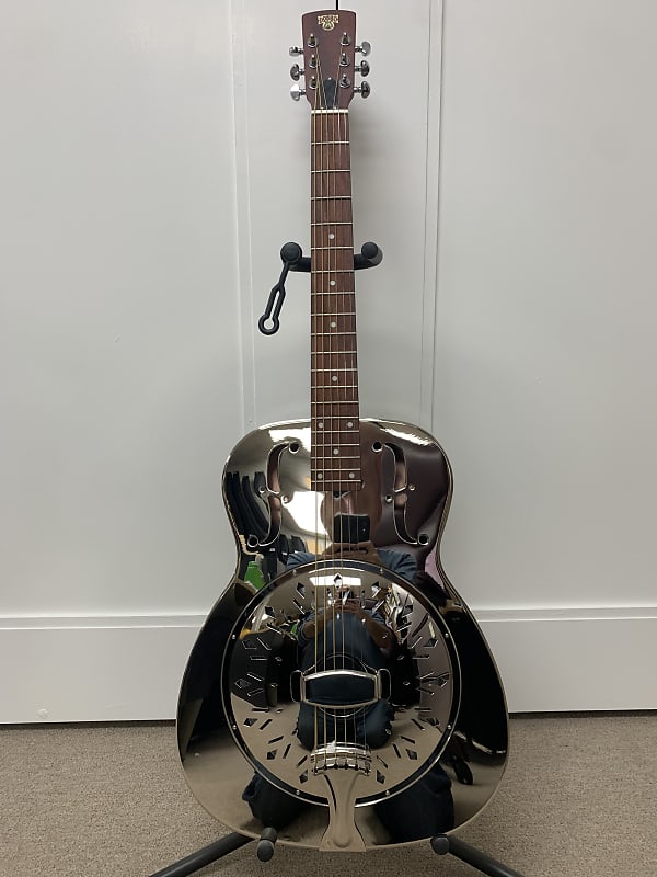 Dobro Hound Dog M-14 Metal Body Resonator Acoustic Guitar | Reverb