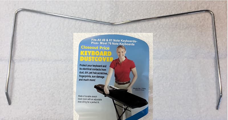 COMBO SAVINGS: 17" Steel Music Rest + Stretchy Nylon Keyboard | Reverb