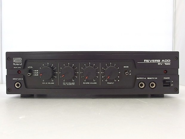 Roland RV-100 Analog Spring Reverb【STEREO】Made in | Reverb Canada