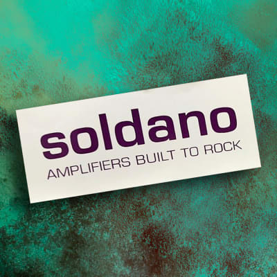 SOLDANO CUSTOM AMPLIFICATION AMPLIFIERS BUILT TO ROCK STICKER | Reverb