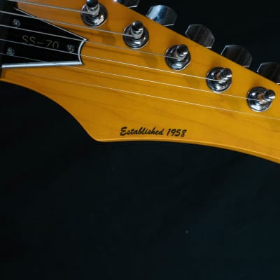 Samick SS70 Samick double cutaway red electric guitar. | Reverb