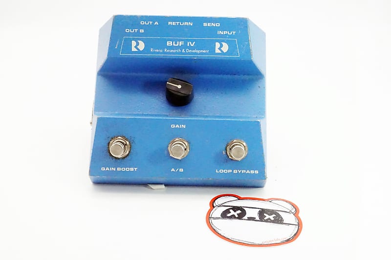 Rivera Buf IV A/B/Y, Gain Boost, Loop, Buffer | Fast | Reverb