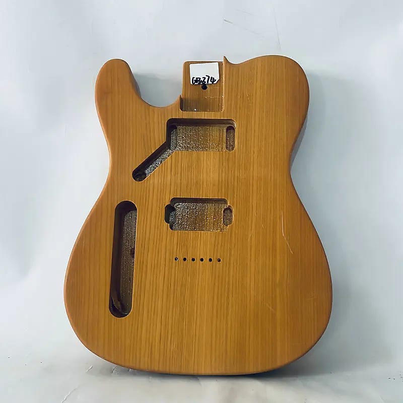 Left Handed Ash Wood Telecaster Tele Style Guitar Body | Reverb