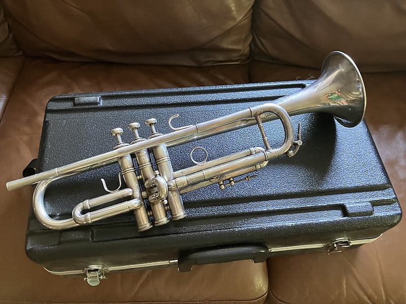 Benge Resno-Tempered Bell Silver-plated Trumpet ML, Early Los | Reverb