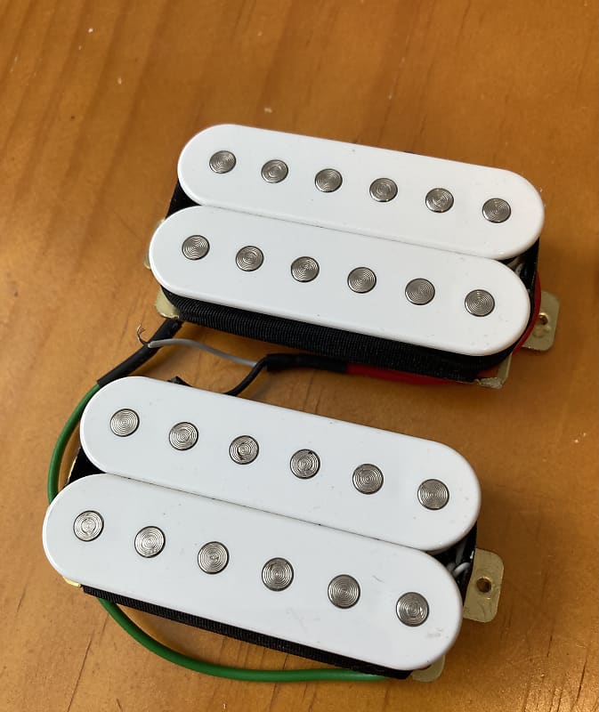 Squier White Humbucker Pickup Set | Reverb
