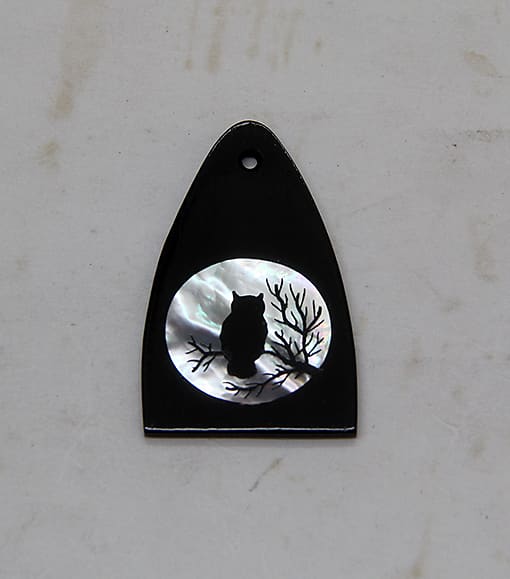 Truss Rod Cover with Owl Silhouette Inlay will fit PRS | Reverb