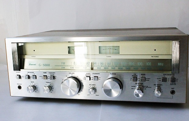 Sansui G 5000 Stereo Receiver 1978 Silver Audiophile | Reverb