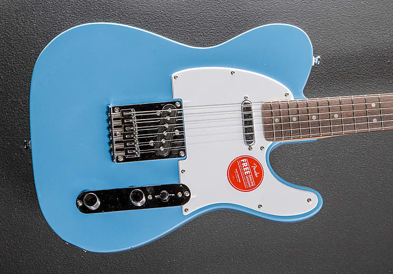 Squier Sonic Telecaster - California Blue w/Indian Laurel | Reverb