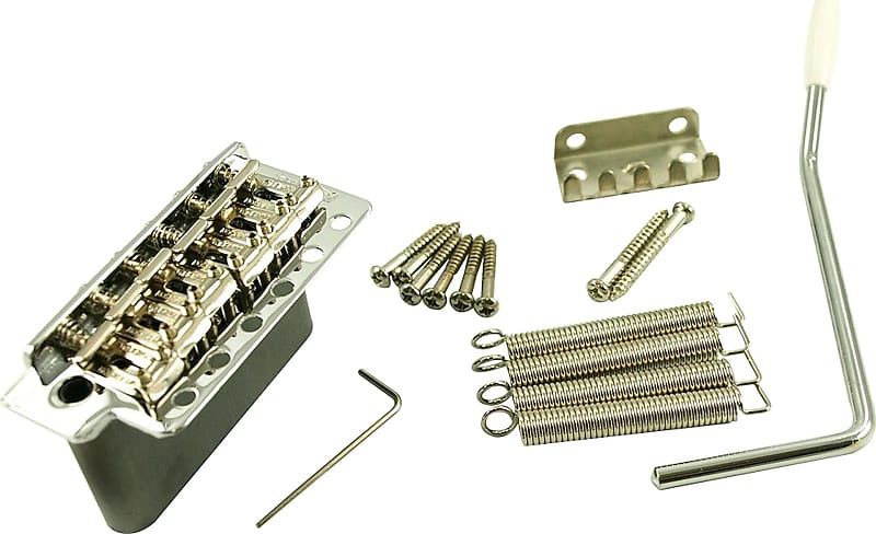 Wilkinson 6 Hole Steel Block Tremolo Chrome | Reverb