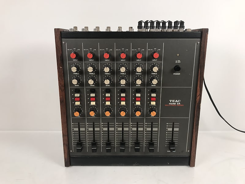 Vintage Teac Model 2A / 6 Channel Analog Mixer | Reverb