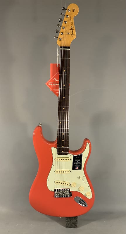 Fender American Vintage II 1961 Stratocaster Fiesta Red | Reverb