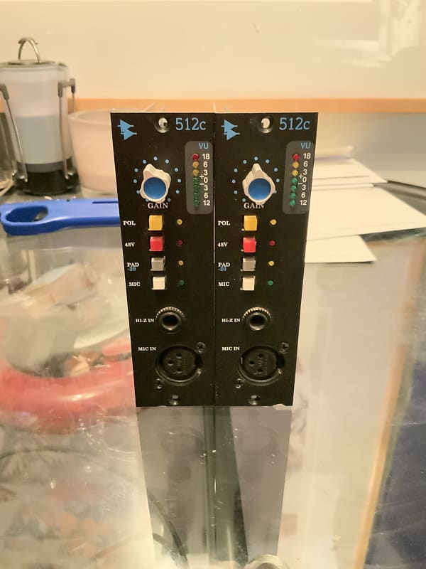 Pair API 512c 500 Series Mic Preamp Module Consecutive Serial | Reverb