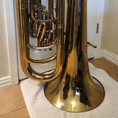 1969 Besson New Standard 4-valve BBb Tuba with case | Reverb