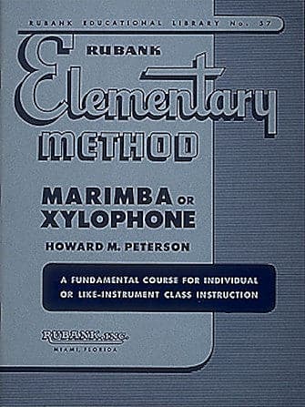 RUBANK ELEMENTARY METHOD – MARIMBA OR XYLOPHONE | Reverb