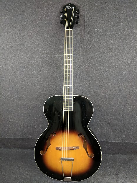Vintage Kay 6836 N-4 Archtop Sunburst Acoustic Guitar N4 Made | Reverb
