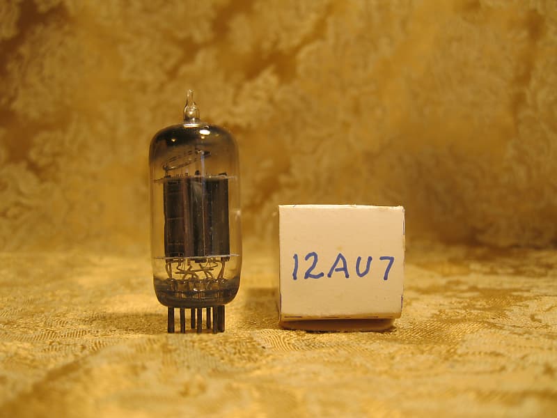 Vintage RARE Ken-Rad 12au7 ECC82 Black Plate tube Dimpled | Reverb