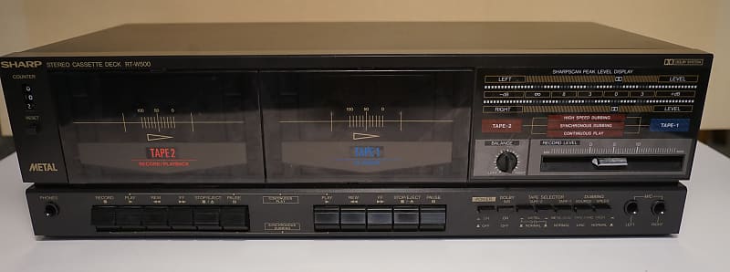 Sharp RT-W500 90's - Black | Reverb