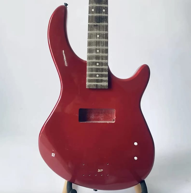 Dean Red 4 String Bass Body with Maple Neck, Rosewood | Reverb