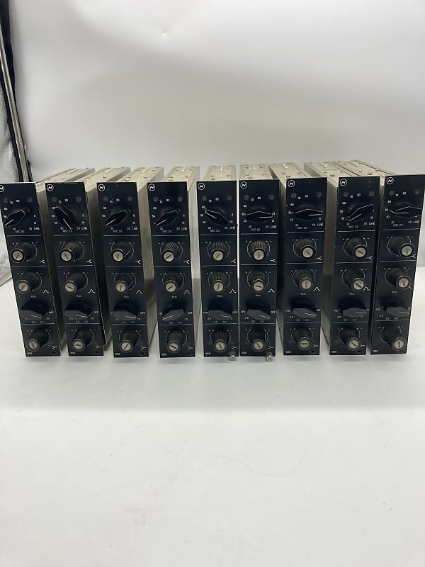 Neve 1058 Mic Pre/EQ with 1864 Routing modules, 10 of each | Reverb