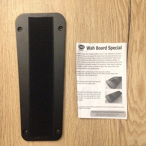 E.W.S. Wah Board | Reverb