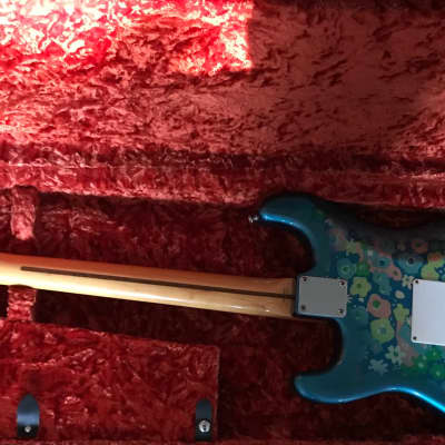 Fender Blue Flower Stratocaster Made In Japan | Reverb