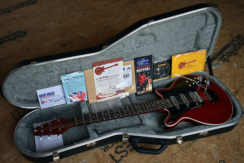 BRIAN MAY GUITARS BMG RED SPECIAL SUPER 2022 - Antique Cherry | Reverb
