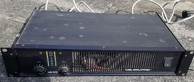 Lab Gruppen LAB 500 vintage power amp | Reverb