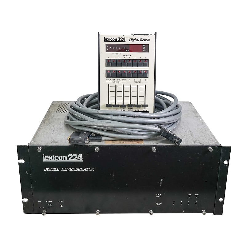 Lexicon 224 Reverb with Remote (Vintage) | Reverb