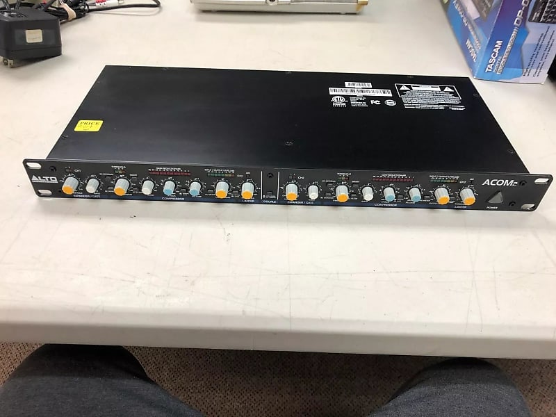 Alto ACOM2 Dual Channel Compressor/Limiter/Gate | Reverb