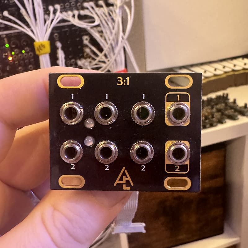 After Later Audio 3:1 1U Eurorack Modular Synth Mixer | Reverb