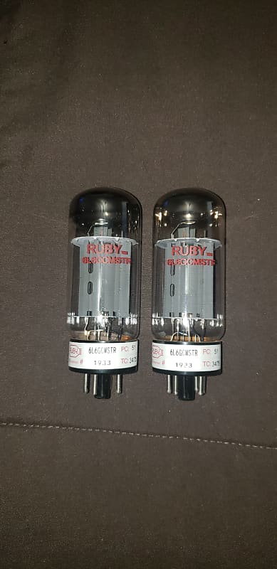 Ruby 6L6GC-MSTR Matched Pair | Reverb
