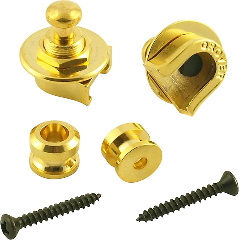 Grover Quick Release Strap Locks Gold | Reverb