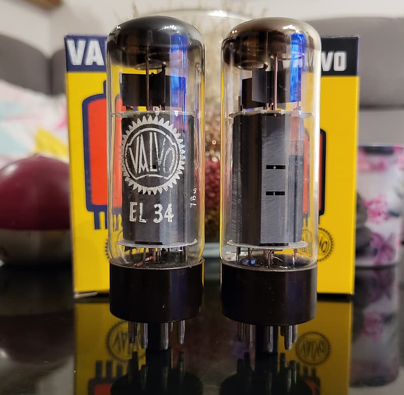 EL34 6CA7 MULLARD Blackburn (Valvo label) 1962/65 OO | Reverb