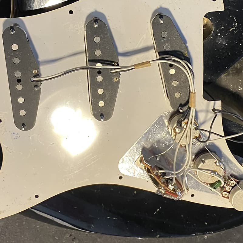 Fender MIJ SQ/JV Stratocaster Loaded Pickguard from 1983 | Reverb