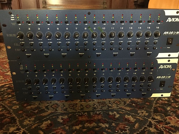 Aviom Personal Mixing & Monitoring System for Recording | Reverb