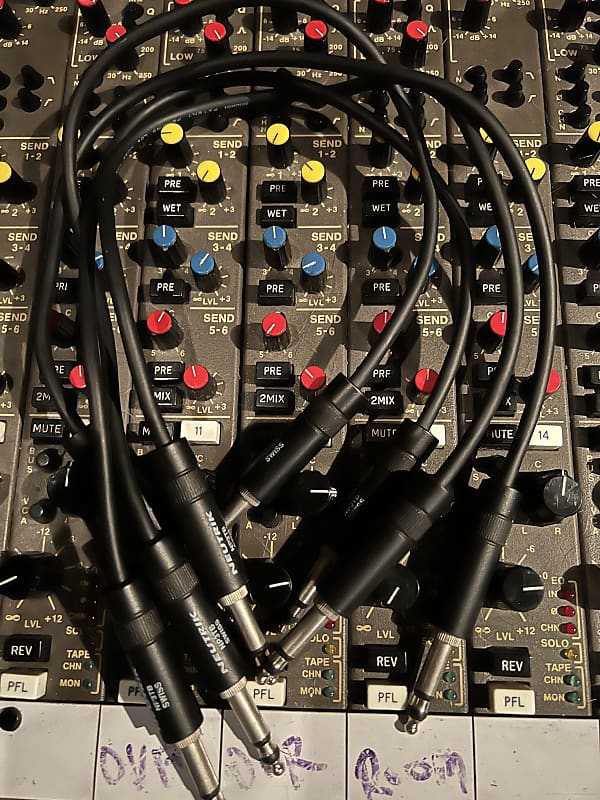 Neutrik NP3TB Bantam Patch Cables- Black | Reverb
