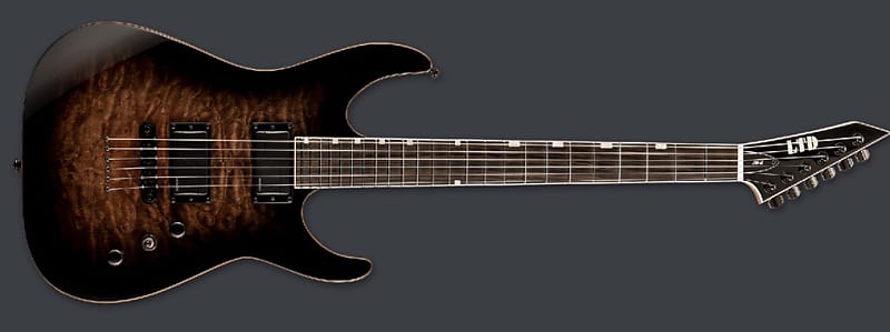ESP LTD JM-II, Black Shadow Burst | Reverb