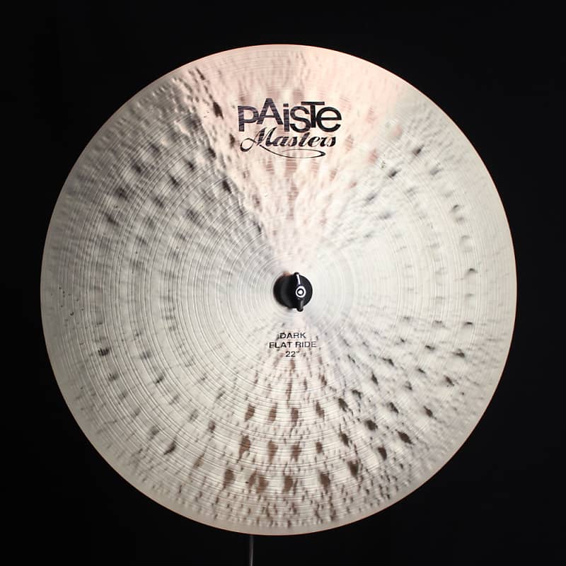Paiste 22" Masters Dark Flat Ride - 2774g (video demo) | Reverb