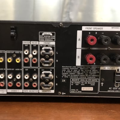 Sony STR-GX67ES AM FM Stereo Receiver Rare ES Series, Works | Reverb